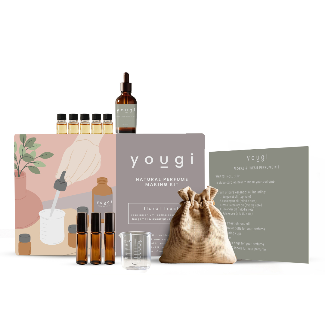 Natural Perfume Making Kit with Essential Oils - Fresh & Floral | Yougi